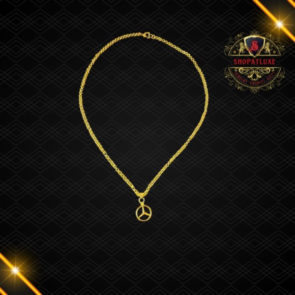 Shopatluxe Jewelry | Jewelry | Mercedes Benz Logo Necklace | Poshmark
